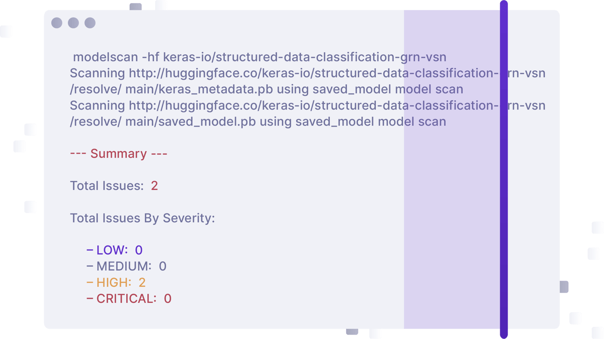ModelScan | Protect Models From Attacks
